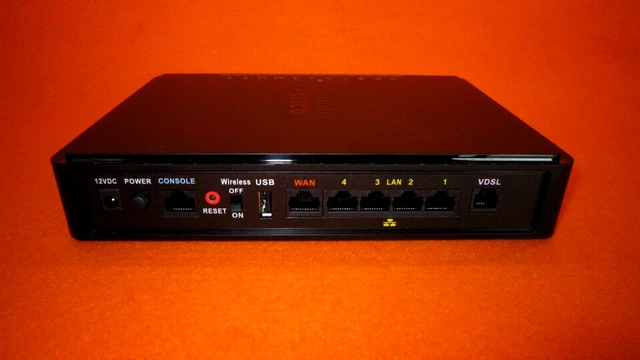 CISCO RV134W VDSL2/ADSL2+ WAN router firewall VPN wireless-AC EUR 140 ...