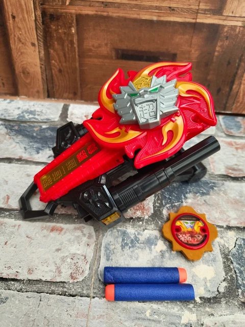 POWER RANGERS SUPER Ninja Lion Fire Battle Morpher with Disk £24.95 ...