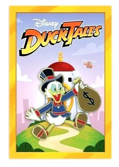 SCROOGE MCDUCK DUCKTALES Pin Metal & Enamel Memorabilia Mondo Disney ...