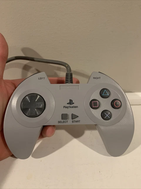 SONY PLAYSTATION PS1 Controller 8100 ASCII Control Pad Grey. Tested EUR ...