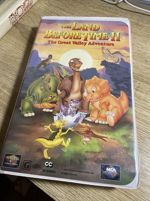 THE LAND BEFORE Time II: The Great Valley Adventure (VHS, 1994 ...