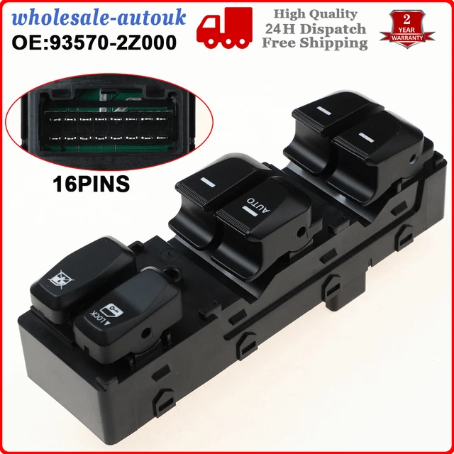 ELECTRIC MASTER POWER Window Control Switch 93570-2Z000 For Hyundai ... ELECTRIC MASTER POWER Window Control Switch 93570-2Z000 For Hyundai ...
