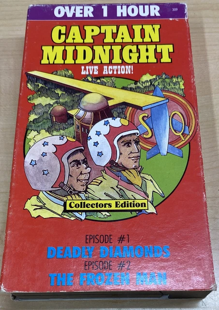 CAPTAIN MIDNIGHT LIVE Action VHS Collectors Edition Original ...