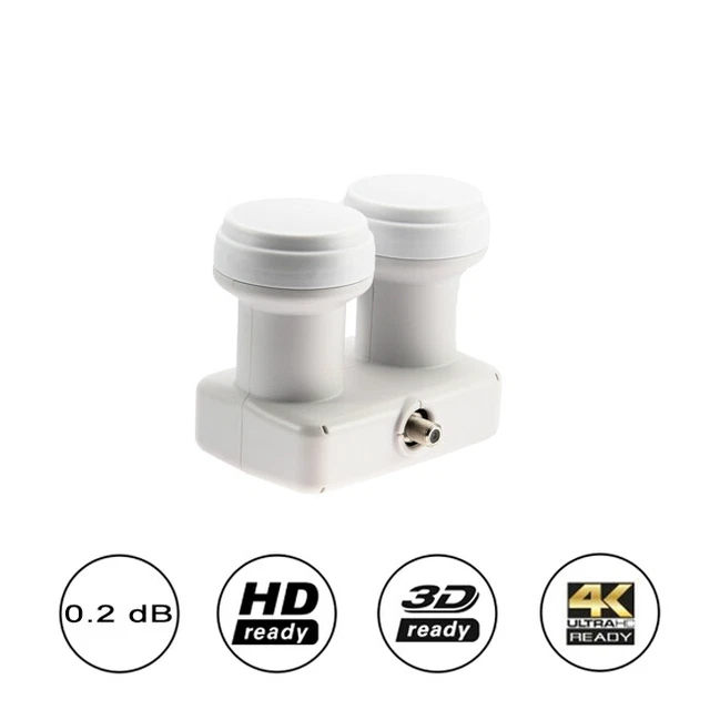 TECHNOMATE TM-1M SINGLE Monoblock 0,2 dB HD LNB 6. Grad 13° East Astra 19.... EUR 23,78 ...