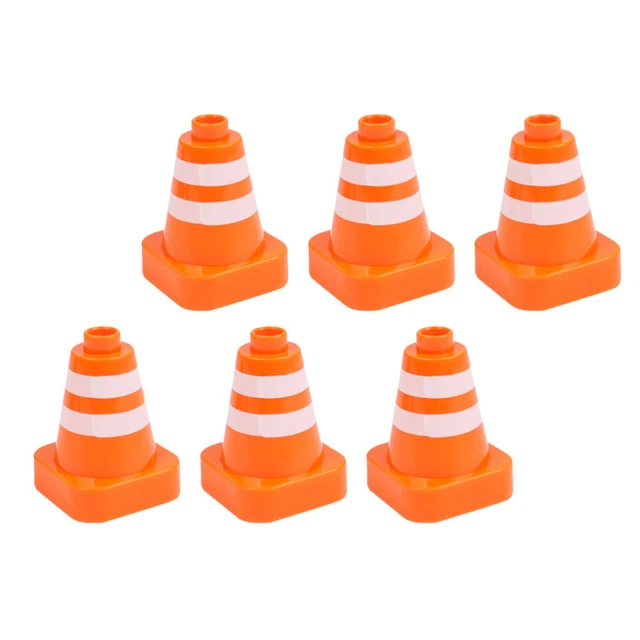 6 PCS MINI Cônes De Route Carrelage Modèle Table À Sable Roadblock EUR 8,79 - PicClick FR