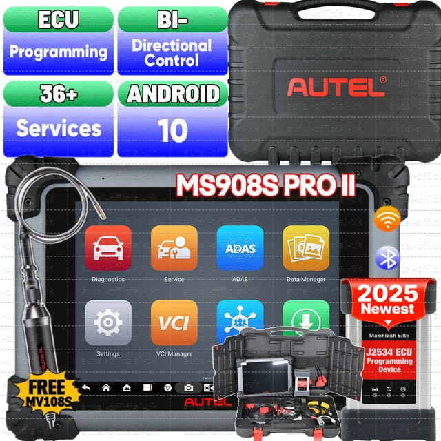 2025 AUTEL MAXISYS MS908S Pro II Programming Diagnostic Scanner Upgrade ...