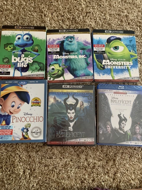 NEW DISNEY PIXAR dvd movies bundle blu ray free shipping brand new lot ...