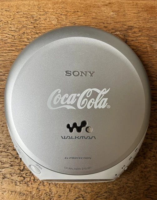 SONY CD WALKMAN D-EJ361 Rare Coca Cola Branded Discman £64.99 - PicClick UK