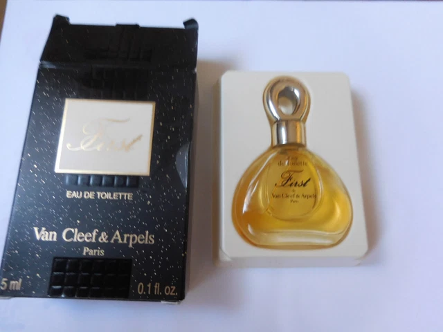 MINIATURES EAU DE toilette FIRST de VAN CLEEF § ARPELS EUR 5,00 ...