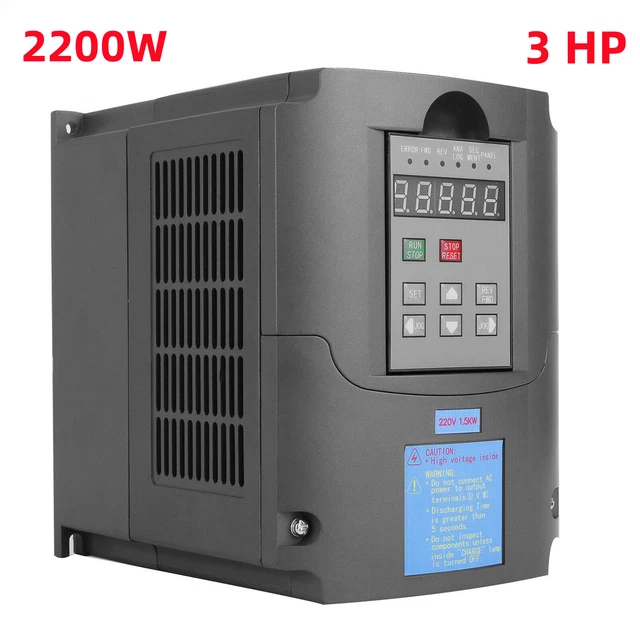 2,2KW VFD FREQUENZUMRICHTER 3HP Variable Frequency Drive Inverter HY 220V EUR 78,00 - PicClick DE
