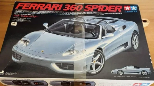 TAMIYA FERRARI 360 Spider 1:24 Plastic Model £62.32 - PicClick UK