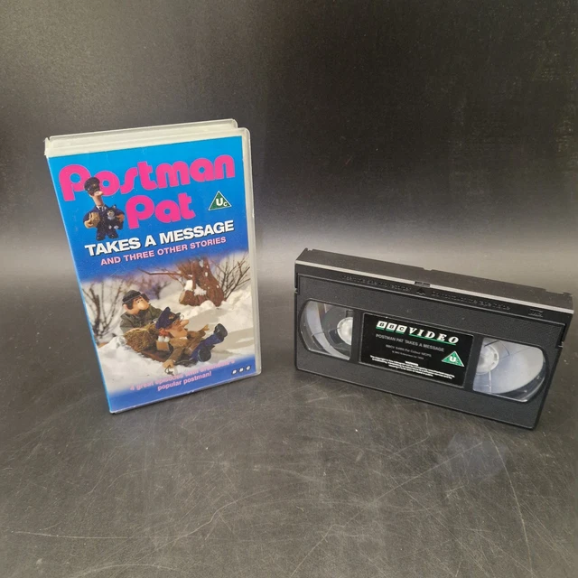POSTMAN PAT TAKES a Message VHS Tape Inc Three Other Stories 1994 £16. ...