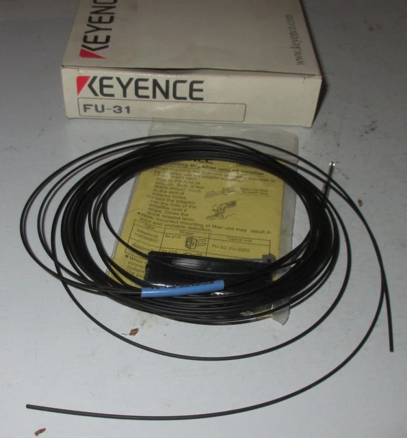 NEW KEYENCE FIBER Optic Sensor FU-31 FIBER OPTIC SENSOR DIGITAL ...