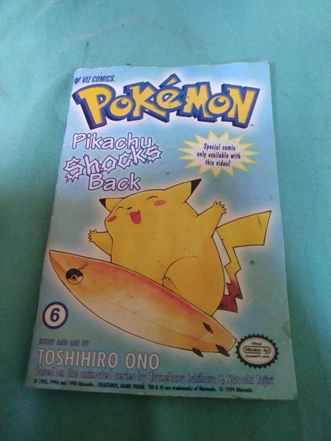 POKEMON PIKACHU SHOCKS Back #6 Mini Comic Book Viz Comics 1999 ...