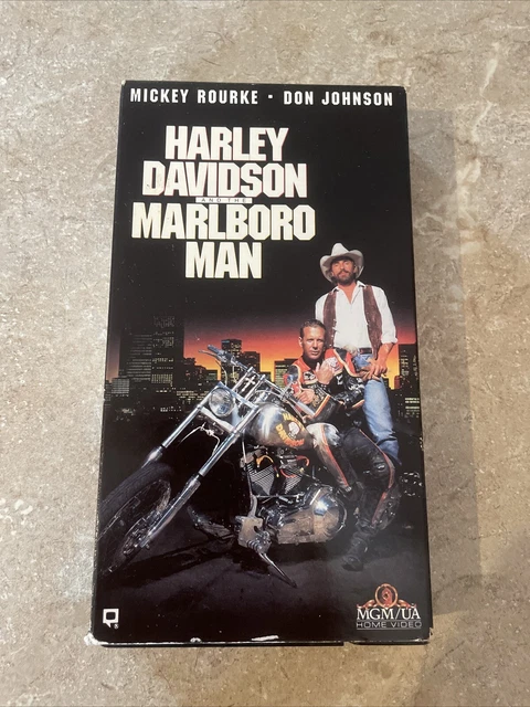 HARLEY DAVIDSON AND the Marlboro Man (VHS, 1992) Mickey Rourke, Don ...