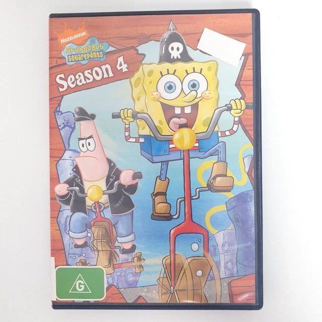 SPONGEBOB SQUAREPANTS SEASON 4 DVD Region 4 PAL Free Postage £7.44 ...