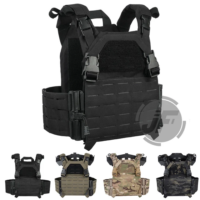KIDS TACTICAL PLATE Carrier Children Vest Airsoft Quick Release Laser ...