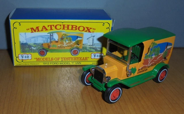 MATCHBOX YESTERYEAR Y12 Model T Ford Van 6th Australian MICA Convention ...