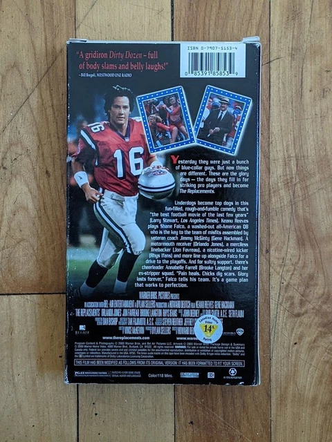 THE REPLACEMENTS (VHS,2000) Keanu Reeves, Gene Hackman $4.99 - PicClick CA