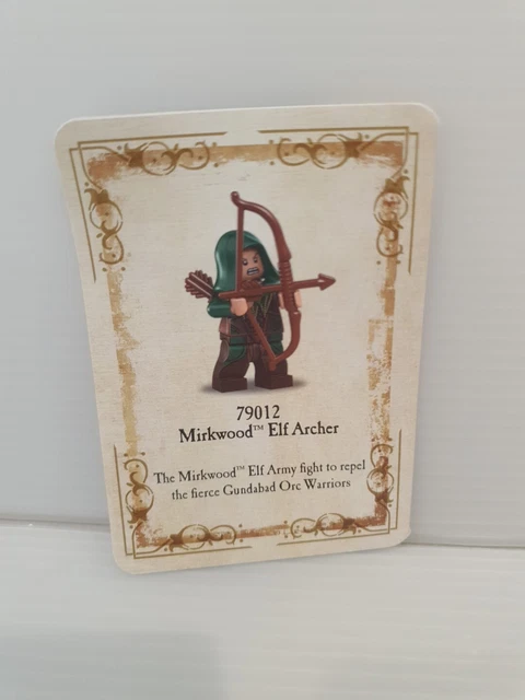 LEGO HOBBIT LORD Of The Rings Mirkwood Elf Archer Minifigure 2013 79012 ...