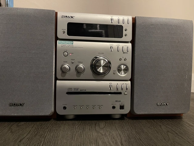 SONY CMT-GPZ6 MICRO HiFi System CD Player Stereo Tuner Cassette Player ...