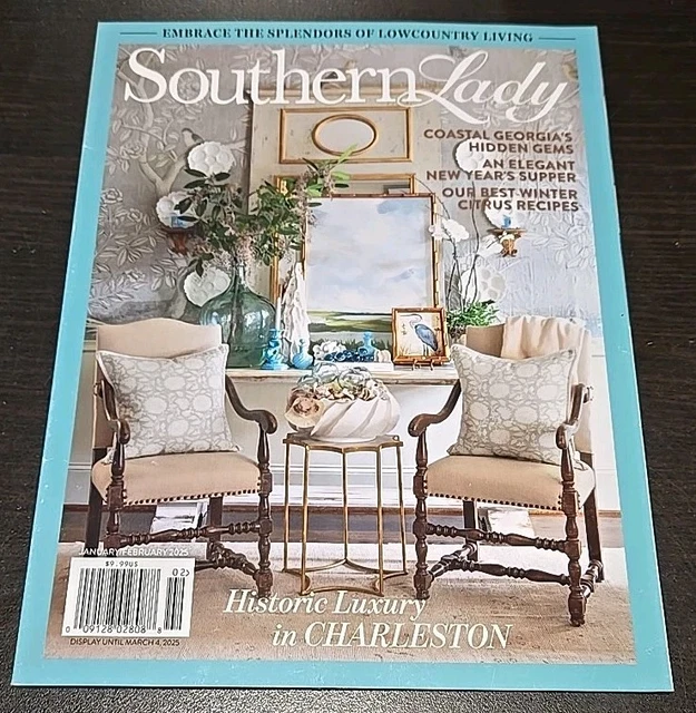 SOUTHERN LADY MAGAZINE Jan/Feb 2025 Historic Charleston £5.96 - PicClick UK