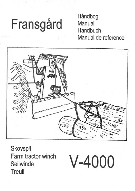 FRANSGARD V 4000 Bedienungsanleitung Einstellen Kupplung Forst EUR 24 ...