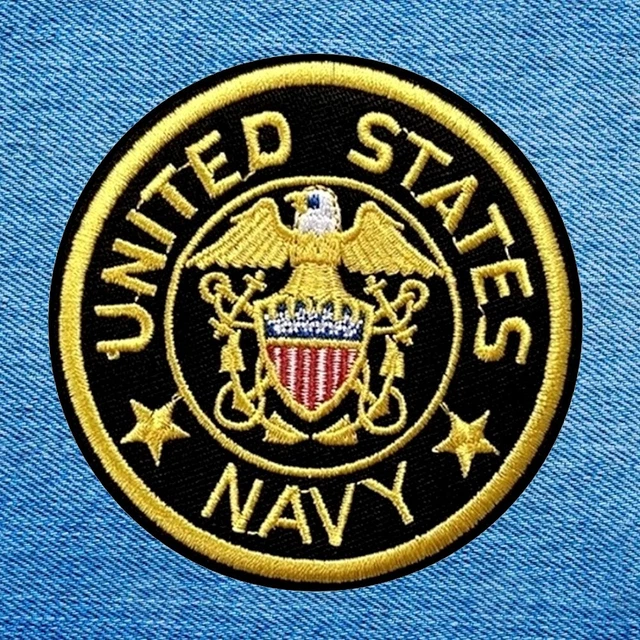PATCH ÉCUSSON THERMOCOLLANT United States Navy US Navy (Réf b) EUR 4,99 ...