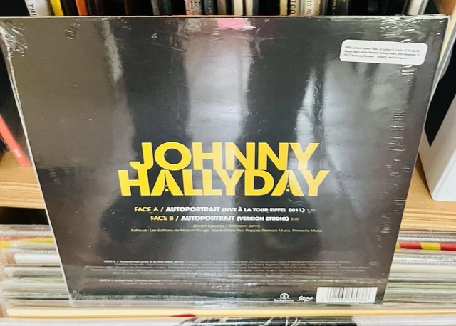JOHNNY HALLYDAY RARE 45T Disquaire Day 2025 Splatter Autoportrait Live ...