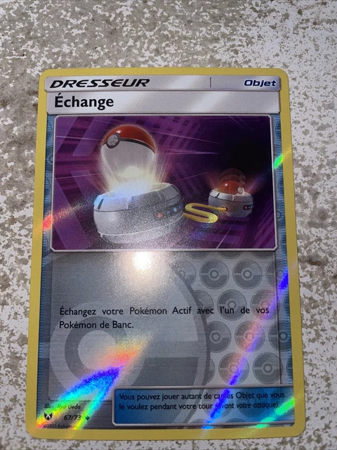 CARTE POKÉMON 67/73 Échange - REVERSE SL3.5 Légendes Brillantes NEUF FR ...