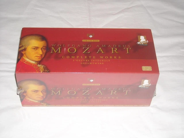 WOLFGANG AMADEUS MOZART 170 CD Box Set Complete Works BRAND NEW Factory ...