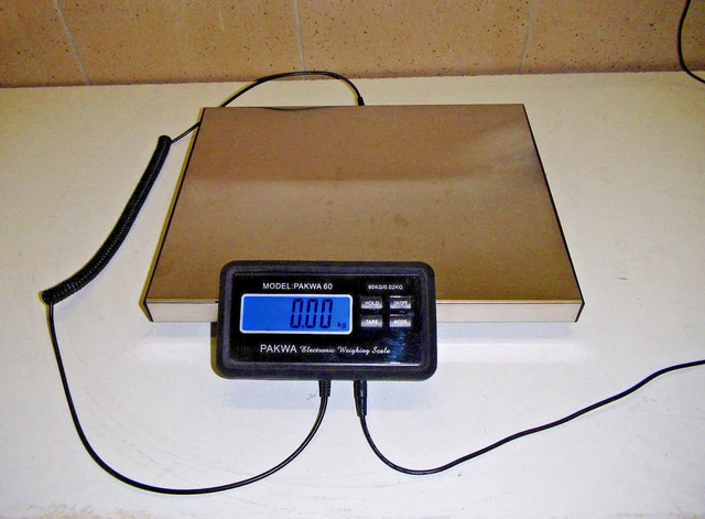 PAKETWAAGE PAKWA 60KG digital elektronisch, gesondertes Display ...