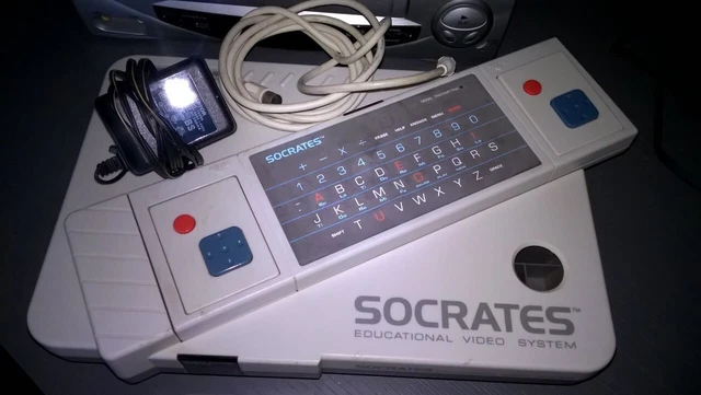 VERY RARE RETRO Games Console Vtech Socrates entertainment system PAL ...