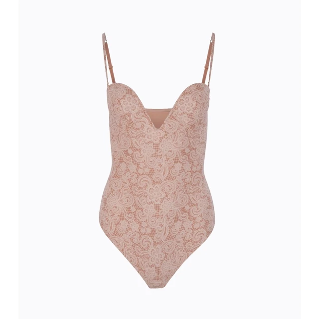 $178 BODY BY Julia Powersuit Beige Size 32C/S Tummy control shapewear ...