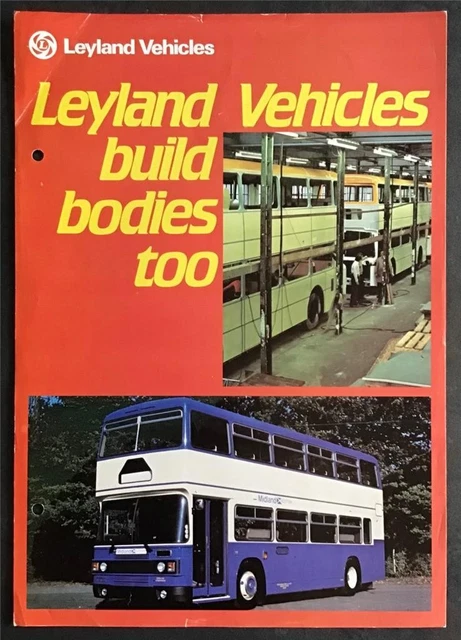LEYLAND BUS BODIES Sales Leaflet Undated Lit No. 2207 £14.99 - PicClick UK