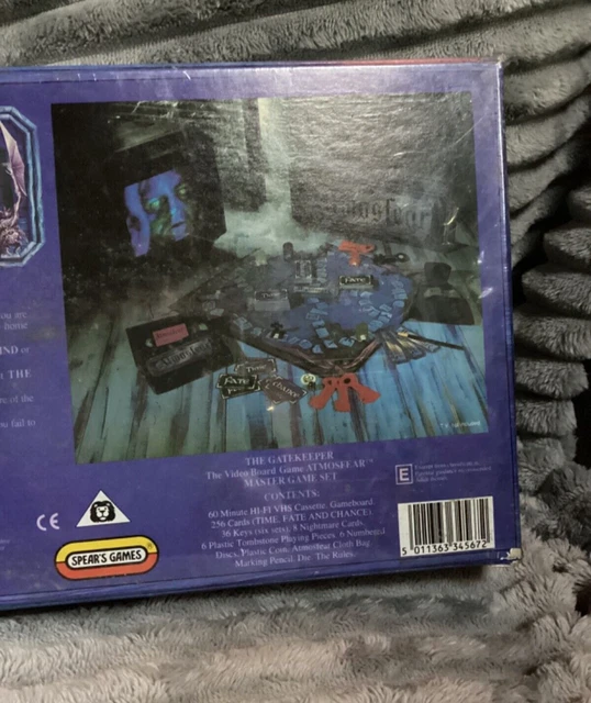ATMOSFEAR 1991 VHS Video The Gatekeeper Board Game Vintage New Sealed ...