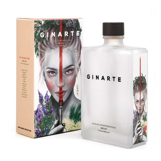 GINARTE DRY GIN By Uman 13 Native Botanicals Premium Italian Gin Italie ...