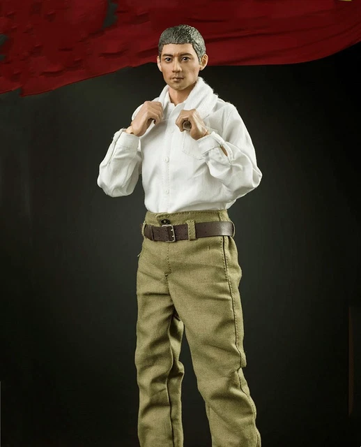 1/6 CHINESE SOLDIER Male Head Sculpt Model Toy for 12" Action Figure ...