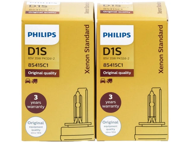 2X XENON D1S Lampe Philips Scheinwerfer Brenner Xenstart 85415C1 ...