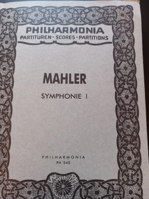 MAHLER SINFONIA N°1 - partitura completa (Full Score)- pocket score(tascabile) EUR 15,00 ...
