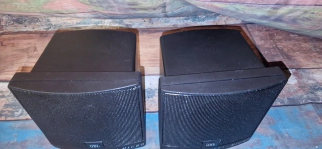 JBL CONTROL MICRO Mini Monitor Surround Sound Speakers Satellite Cube ...