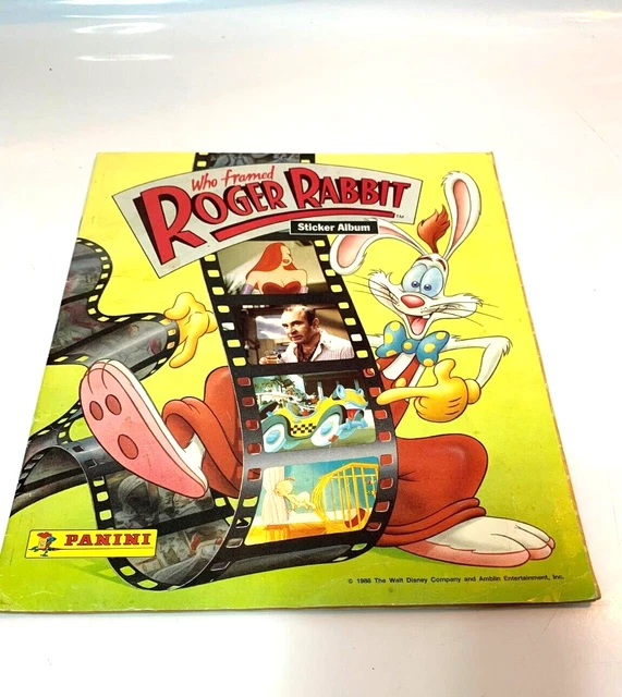 PANINI WHO FRAMED Roger Rabbit Sticker Album - 1988 £24.99 - PicClick UK