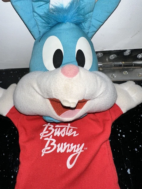 PLAYSKOOL BUSTER BUNNY Puppet LOONEY Tiny Toons 1990 Plush Rabbit £19. ...