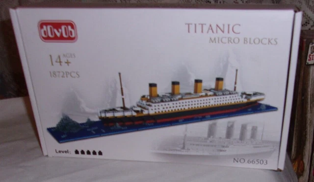 OVOB MICRO MINI Blocks Titanic Model Building Set 1872 Pcs #66503 NEW £ ...