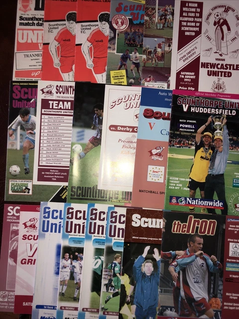 COLLECTION OF SCUNTHORPE United Football Programmes £6.96 - PicClick UK