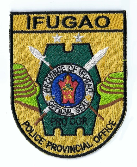 PHILIPPINES NATIONAL POLICE PNP Ifugao Provincial Office Officer Sleeve ...