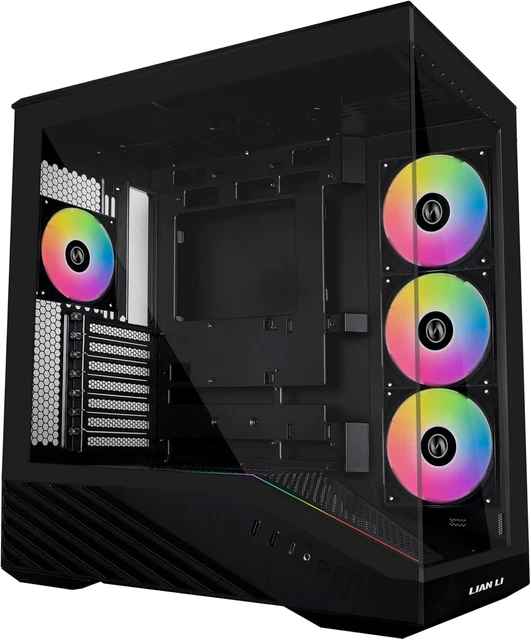 LIAN LI V100 Mid Tower Case – Black, ATX Support, Mesh Front Panel ...