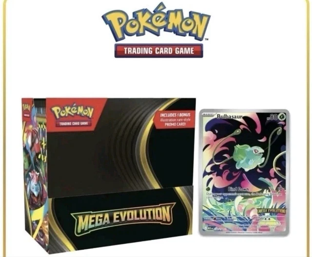 PRESALE POKÉMON TCG Mega Evolutions ENHANCED Booster Box (36 Cards ...