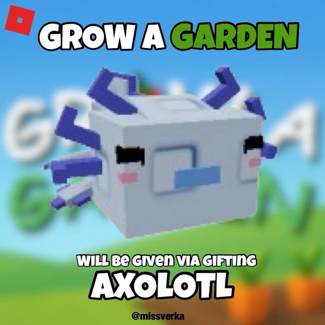 🟢 🐟AXOLOTL 🐟 GROW A GARDEN🪴 🎮ROBLOX (Super Fast Delivery🚀!) £5.35 ...