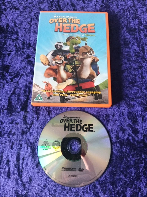 DVD OVER THE Hedge Dreamworks Animated Family Film Garden Animals Uk R2 ...